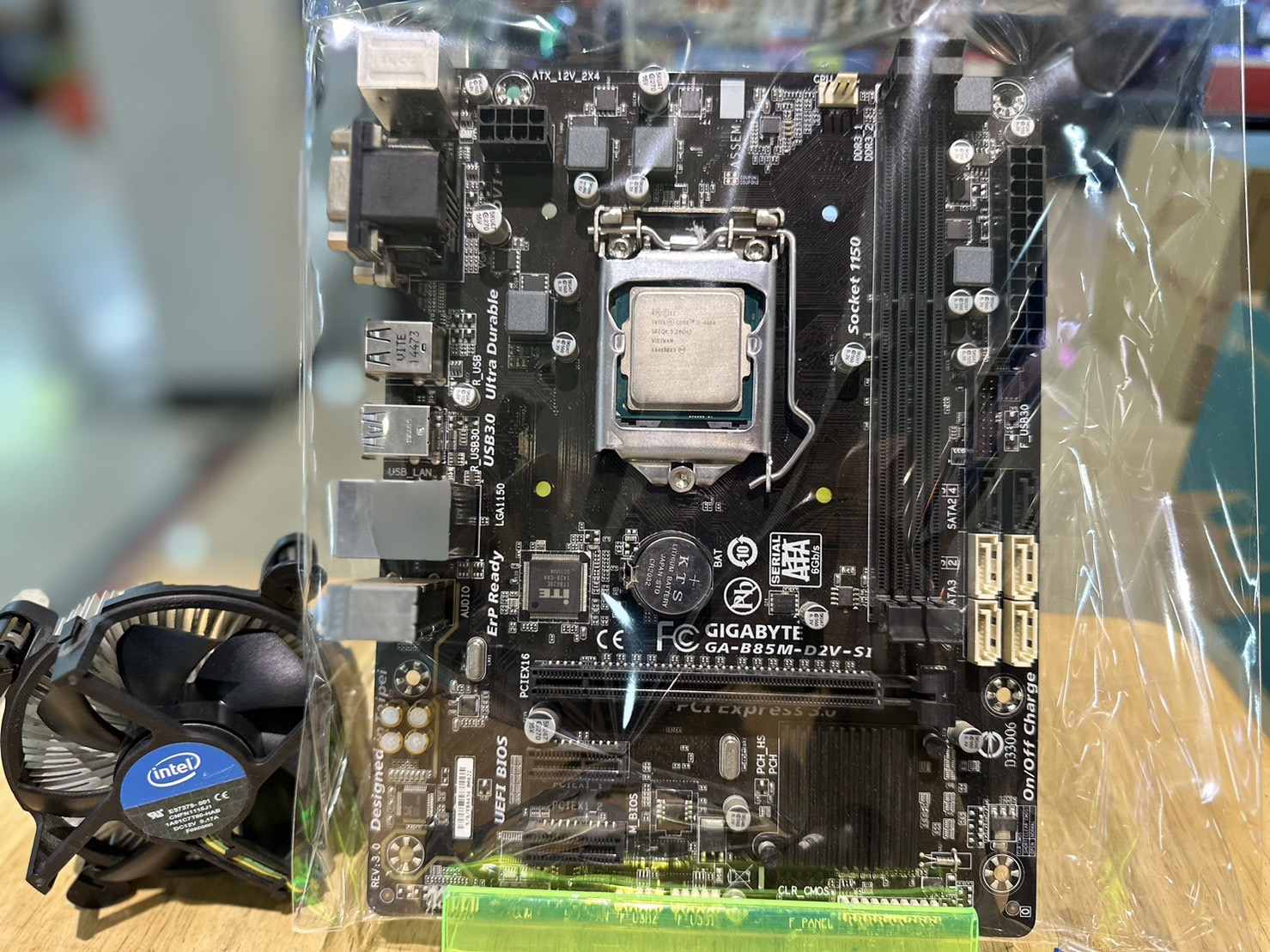 ชุดเซต CPU i7 /i5 /i3 พร้อมเมนบอร์ดSocket 1150 Gigabyte GA-B85M-D2V-S1 ...