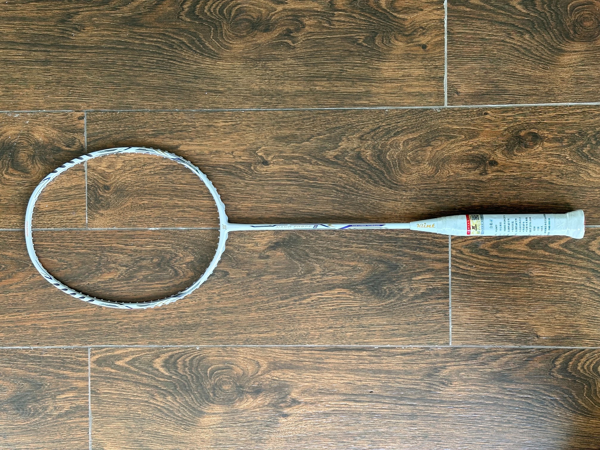 KLINT ไม้แบดมินตัน racket badminton รุ่น Nano Force 8 น้ำหนัก 4U ขึ้น ...