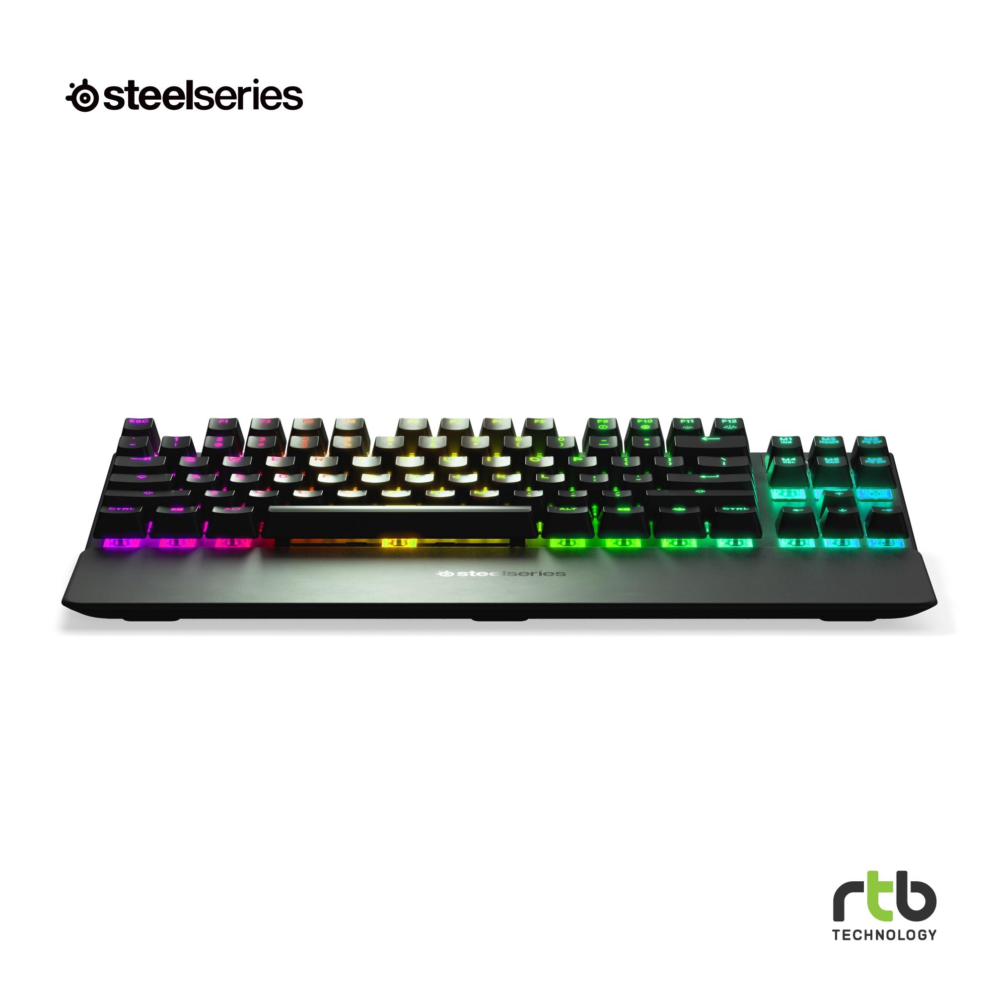 SteelSeries คีย์บอร์ดเกมมิ่ง RGB รุ่น Apex 7 TKL Red Switches - RTB - ThaiPick