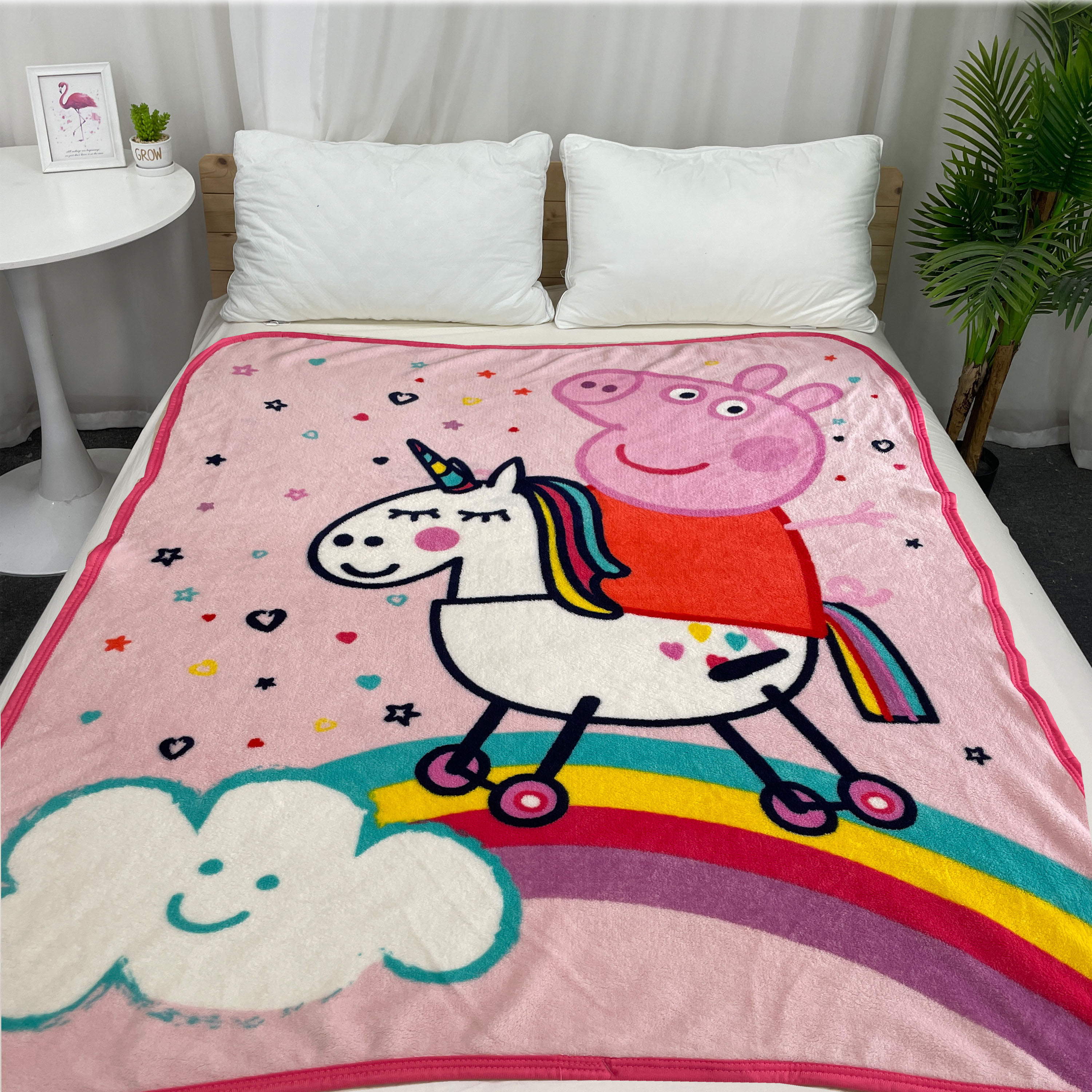 Peppa Pig blanket ผ้าห่มลายน่ารัก ผ้าห่ม 120150cm blanket ผ้าห่ม ของ ...