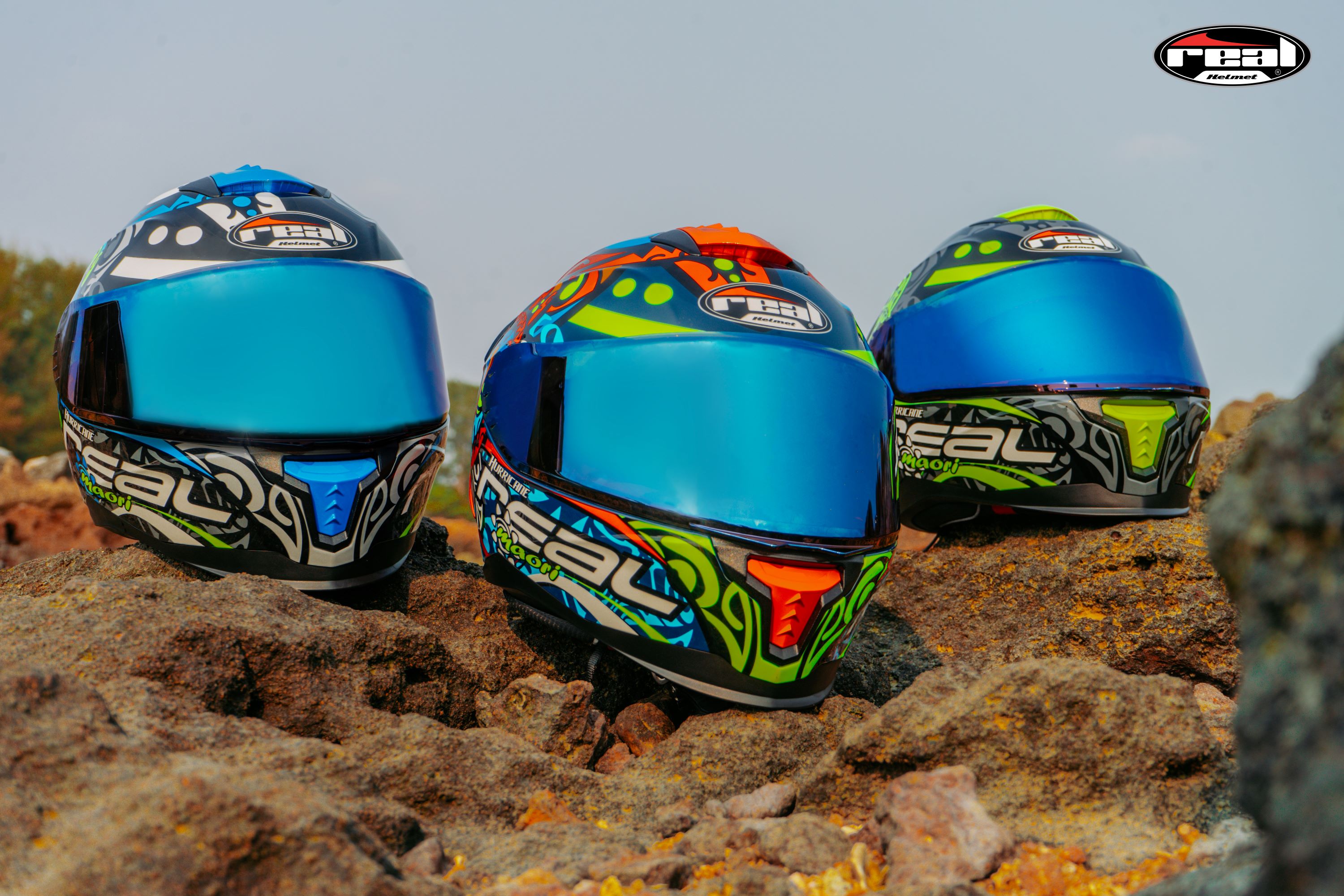 Real Helmets - หมวกกันน็อคเต็มใบ หมวกกันน็อคFalcon Icon - Real - ThaiPick