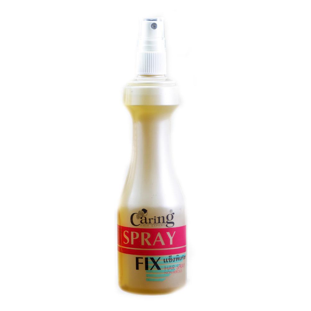 Caring Spray FIX Hair Spy แคริ่ง สูตรแข็งพิเศษ สีทอง 220 ml. | Lazada.co.th