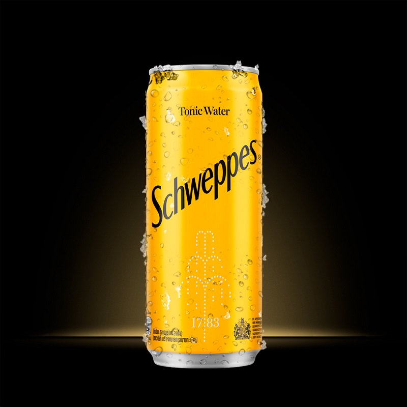 ชเวปส์ มิกเซอร์ โทนิค 330 มล. 6 กระป๋อง Schweppes Mixer Tonic Water 330ml Pack 6 - Coca-Cola ...
