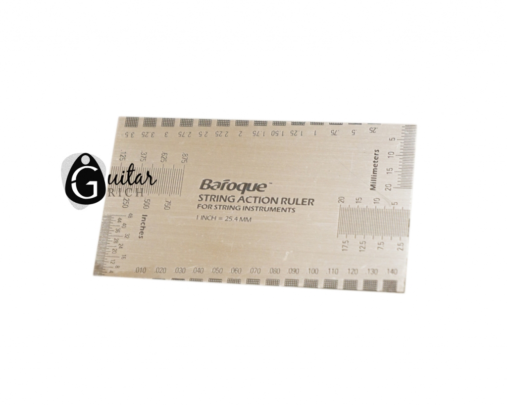 ไม้บรรทัด Setup กีต้าร์ Baroque / String Action Ruler - Guitar-Rich ...