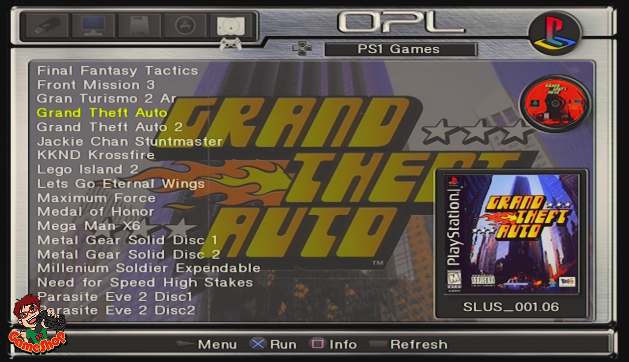 รวม 44 เกมฮิตของ PS1 แฟลชไดร์ฟแท้เกมสำหรับใช้คู่กับเมมบูท OPL PS2 เล่นบนเครื่องเพลย์ทูเท่านั้น ...