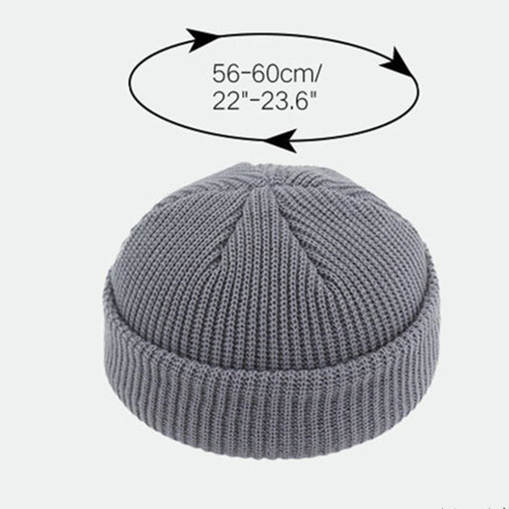 Autumn Winter Retro Melon Hat Unisex Pure Color Landlord Hats Hip Hop ...
