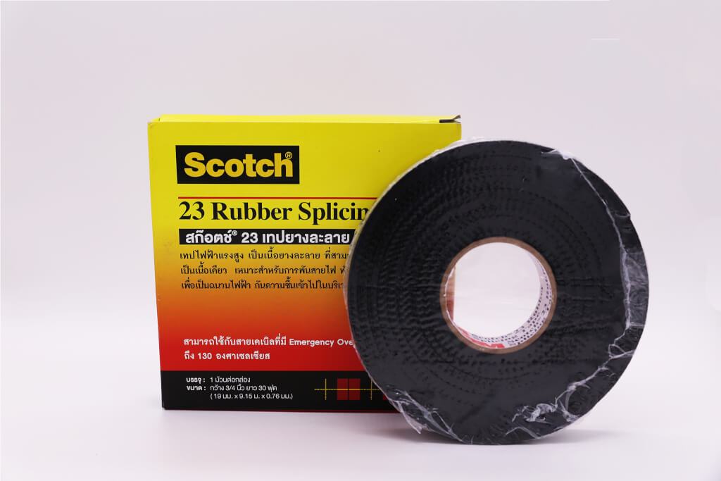 3M เทปพันละลาย ผ้าเทปละลายม้วนเล็ก ขนาด กว้าง 3/4 ยาว 6 ฟุต - สีดำ 1 ...