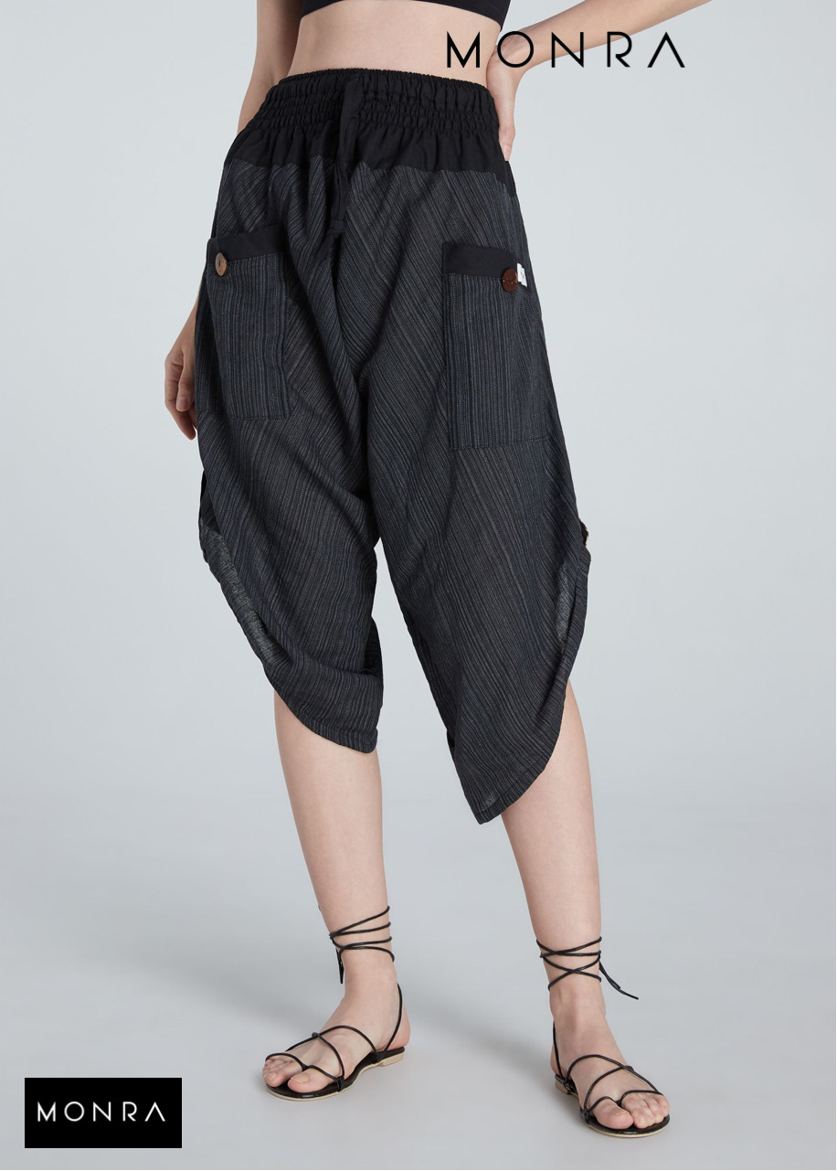 MONRA Naka Series กางเกงซามูไร Samurai Pants (KBTC01) กางเกงลายไทย ...