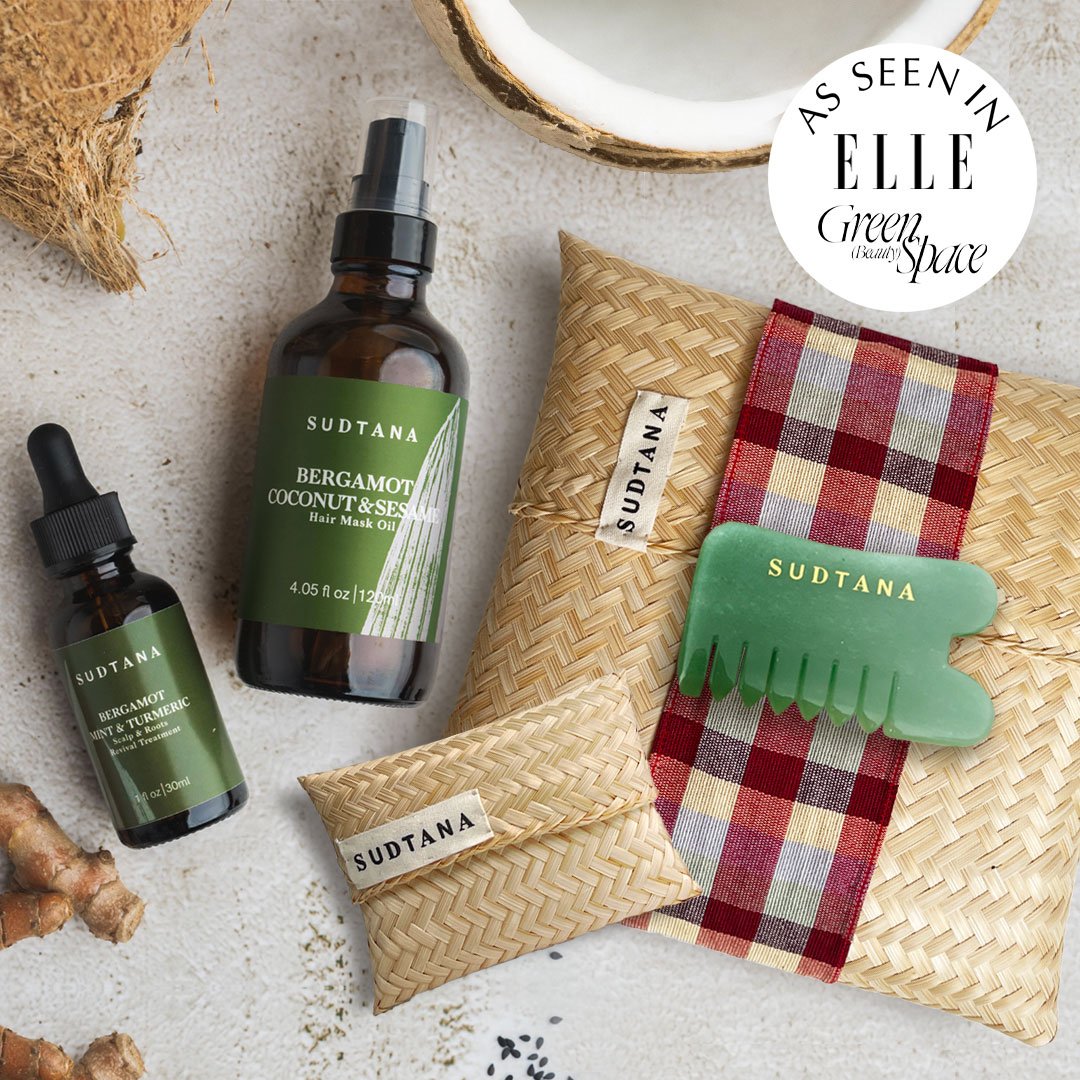 SUDTANA (สุดธนา) Nourishing Hair & Scalp Gua Sha Ritual Gift Set ...