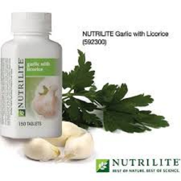 กระเทียม อัด เม็ด Amway NUTRILITE Garlic with Licorice (150 tab ...