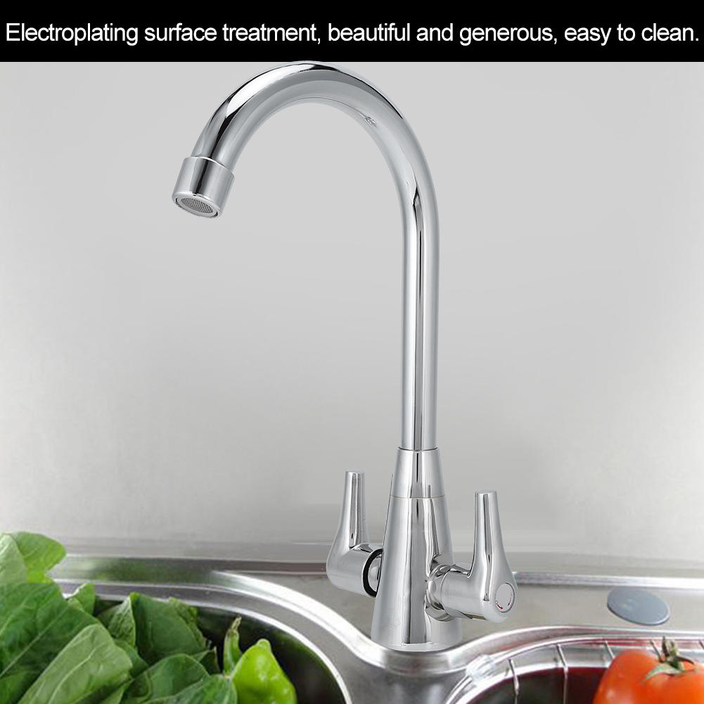 G1/2 Thread Copper Faucet Hot Cold Water Outlet 360 Degree Rotation for ...
