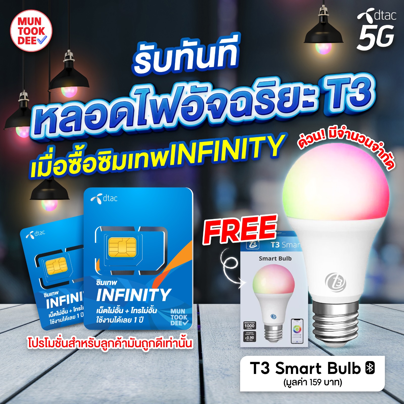 เลือกเบอร์ ชุด 2 ซิม infinity ซิมเทพ เน็ตไม่อั้น ไม่ลดสปีด 6mbps ใช้ได้ 1 ปี ซิมรายปี โทรฟรีทุก ...