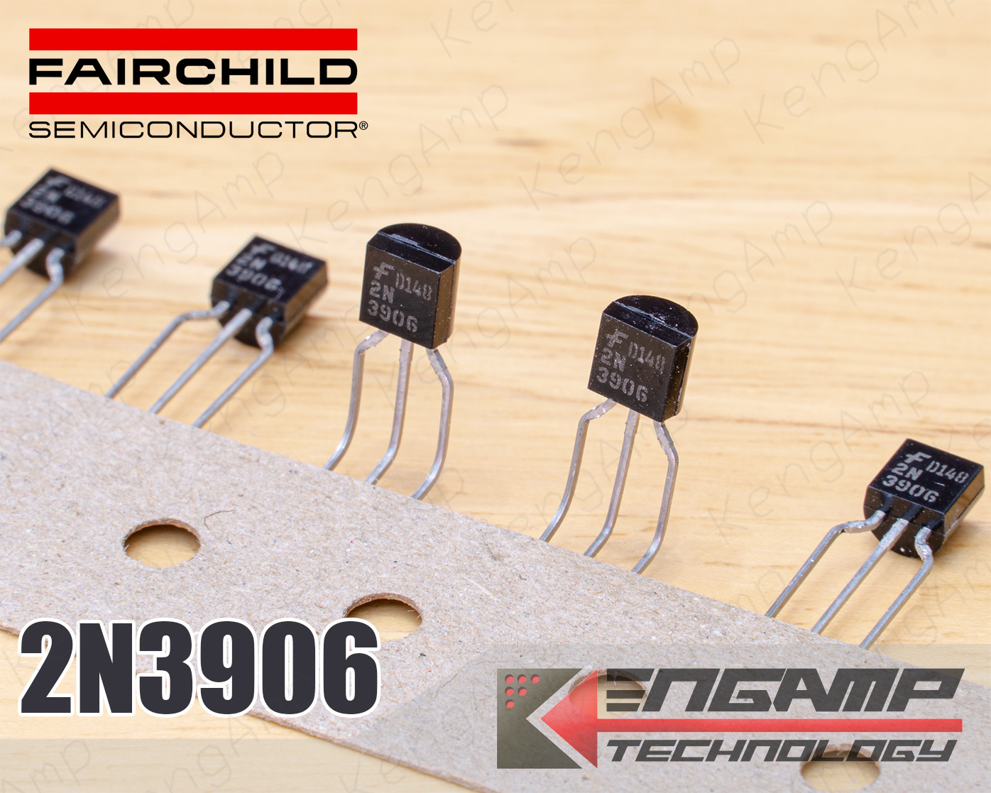 (10ตัว) TR 2N3904 2N3906 Fairchild NPN 200mA 40V 625mW TO-92 ...