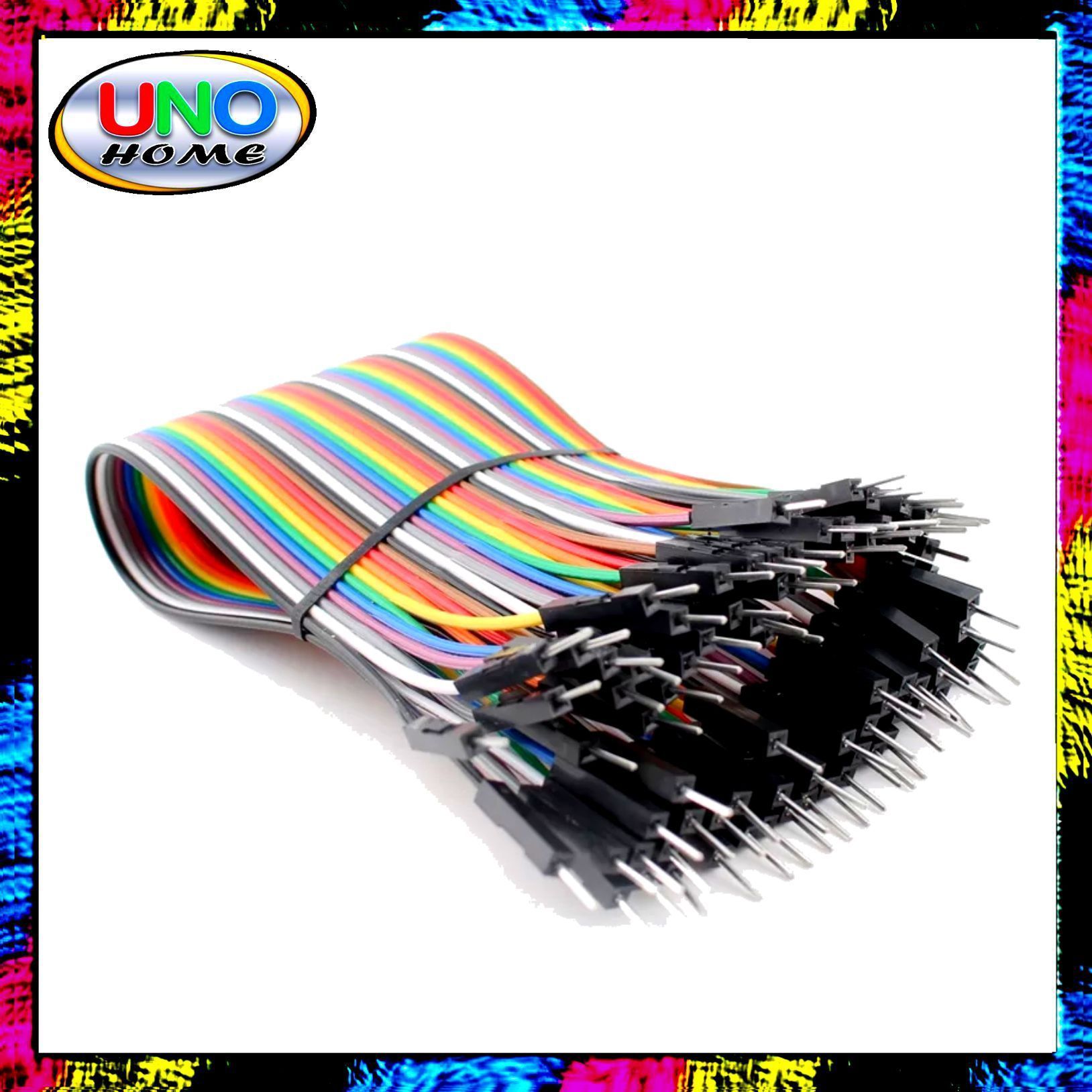 สายจั๊มเปอร์ 40 เส้น ผู้ ผู้ 20 ซม./ connector Jumper wire male to male ...