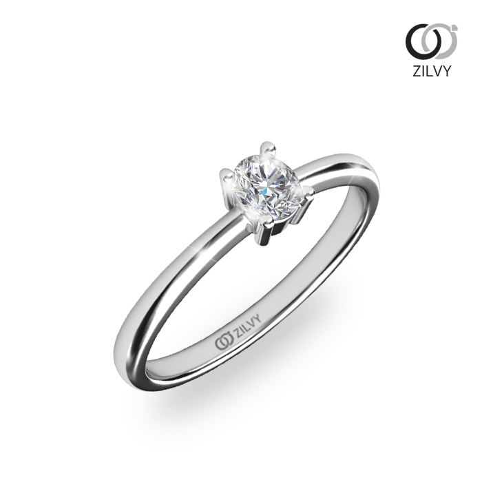Zilvy แหวนเพชรผู้หญิงเพชรรวม 0.10 กะรัต น้ำร้อย - Zilvy - ThaiPick
