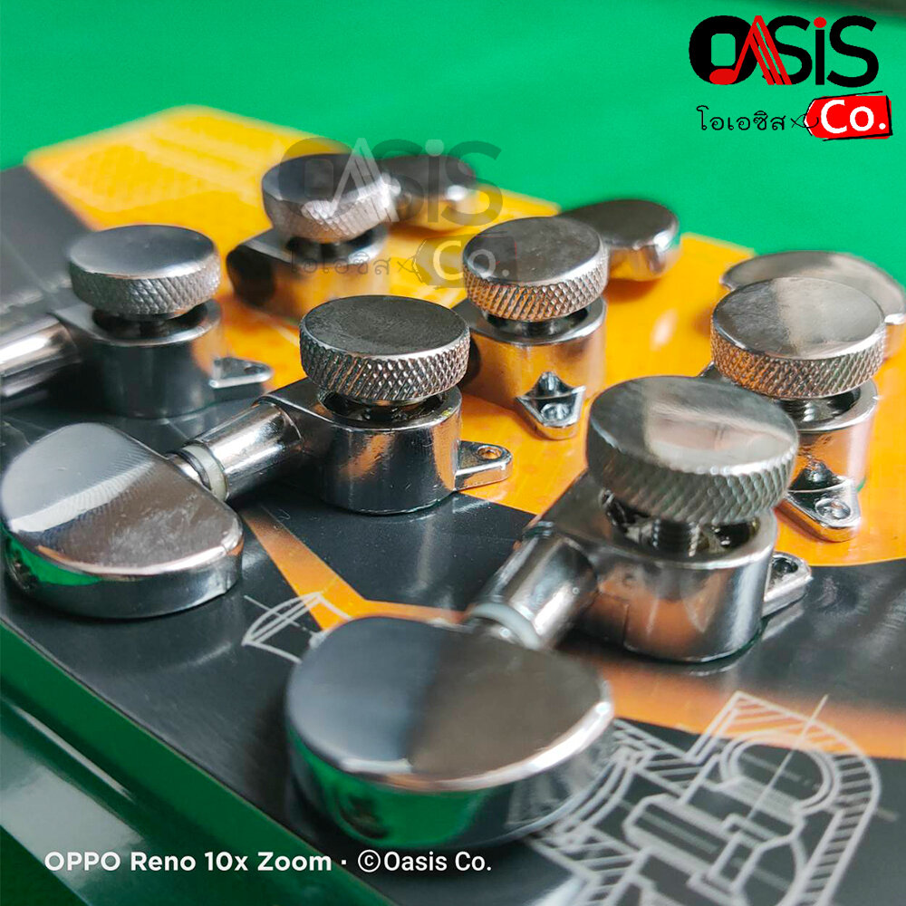 (มี 3สี/แจ้งใน Chat) Fortis FD-Lock โครเมี่ยม อย่างดี ลูกบิดกีตาร์โปร่ง ...