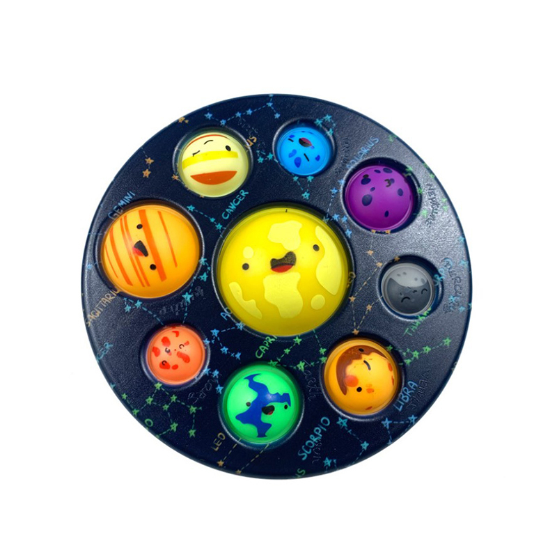 Finger Bubble Eight Planets Solar System Simple Dimple Fidget Sensory ...
