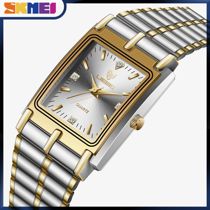 SKMEI ผู้หญิงนาฬิกาดิจิทัล Casual แฟชั่น สแตนเลสสตีลกันน้ำนาฬิกาข้อมือนาฬิกานาฬิกาผู้หญิง L1018 ...