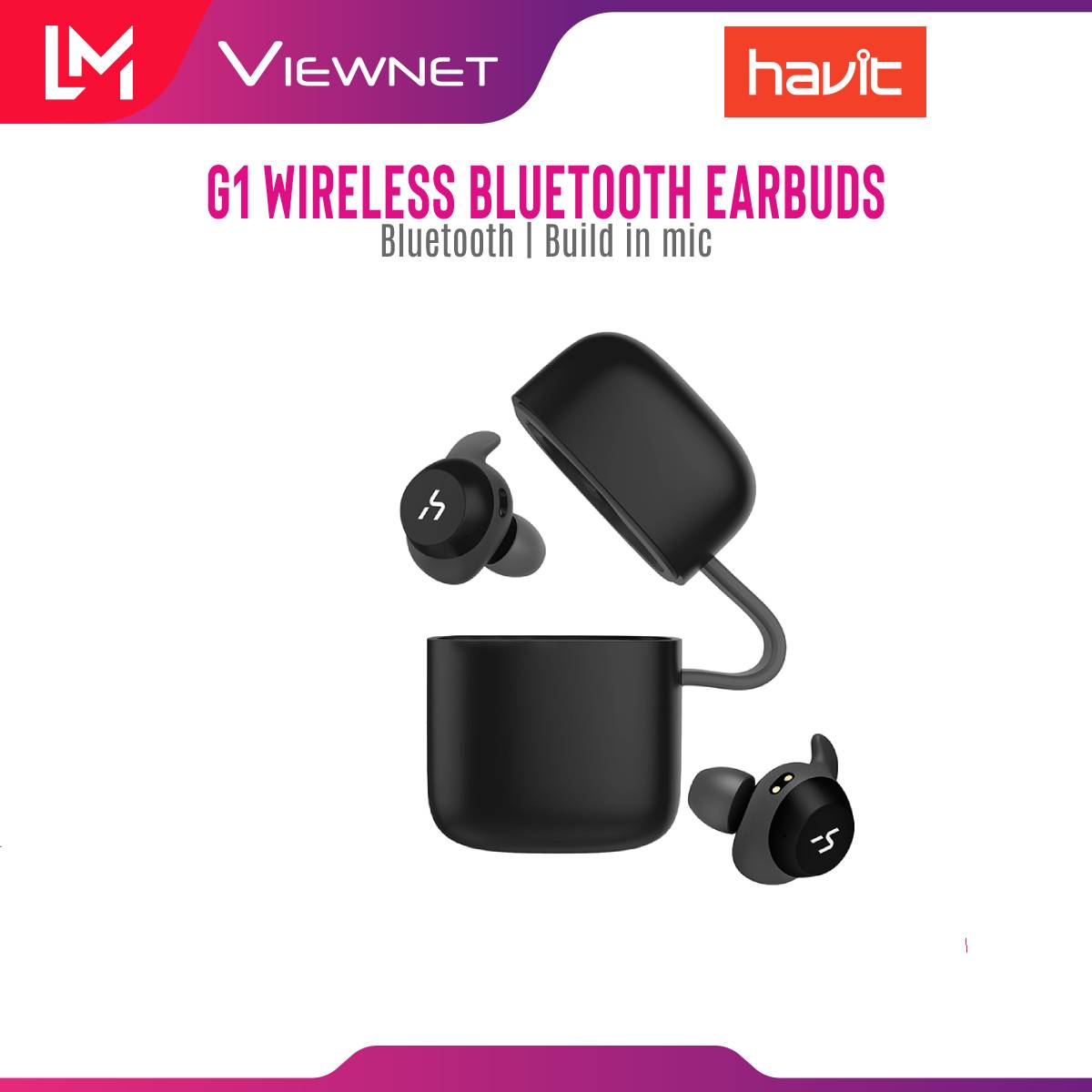 Havit G1 / G1 Pro IPX5 Waterproof TWS True Wireless Sports Bluetooth V5.0 Earphone Stereo ...