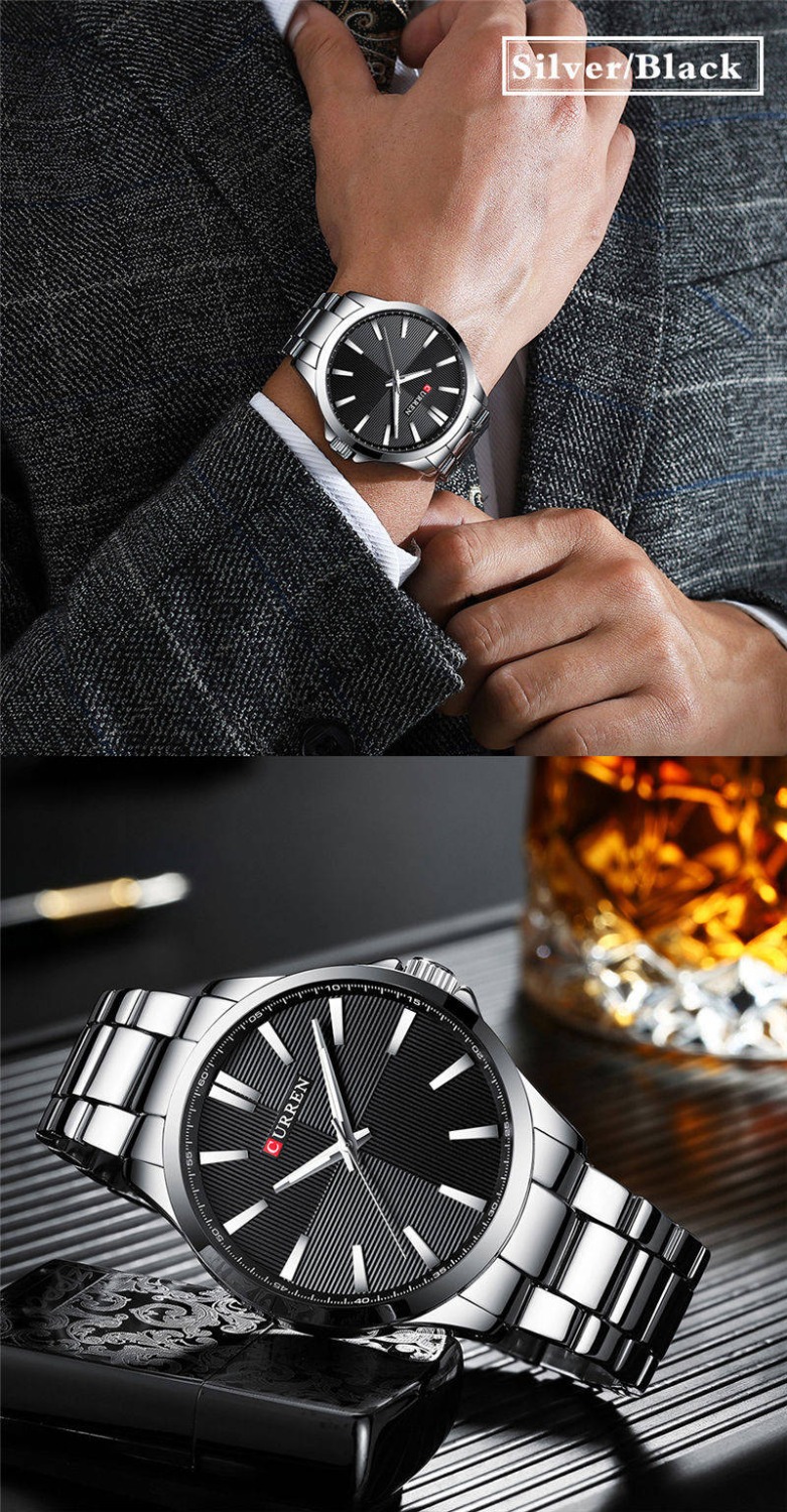 CURREN Men Watch Top Brand Luxury Waterproof Military Army Male Clock ...