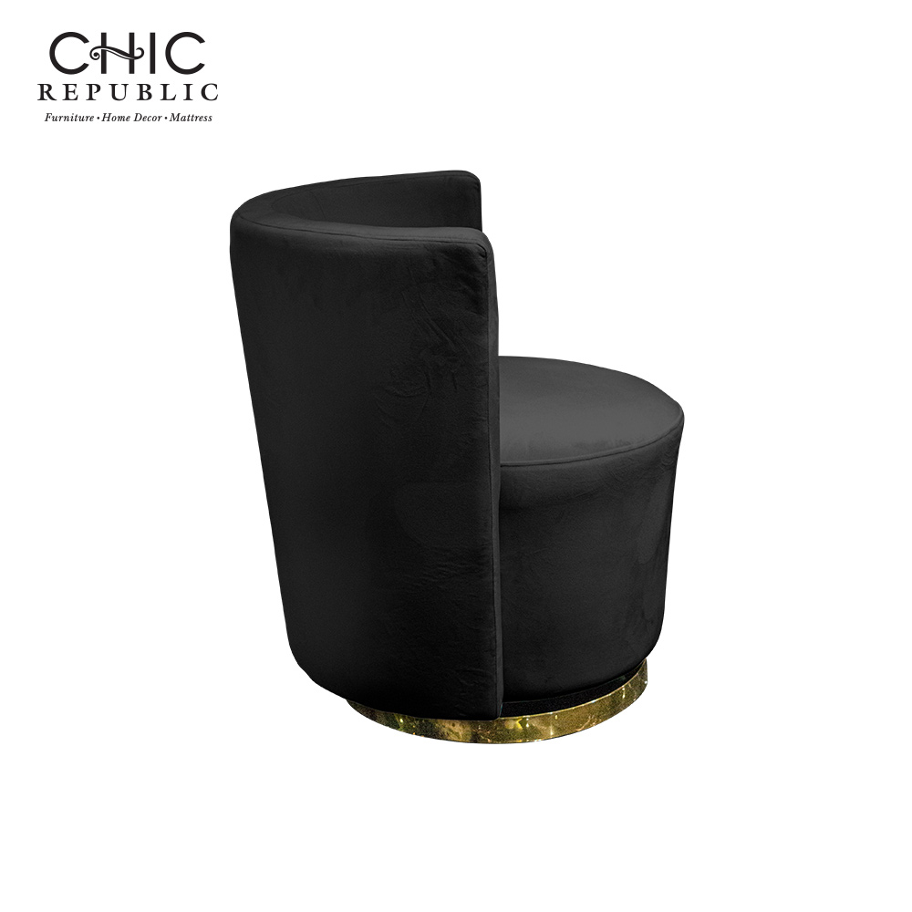 CHIC REPUBLIC MELLOW/1,โซฟา 1 ที่นั่งแบบหมุน - สี ครีม , เทาเข้ม - Rina ...