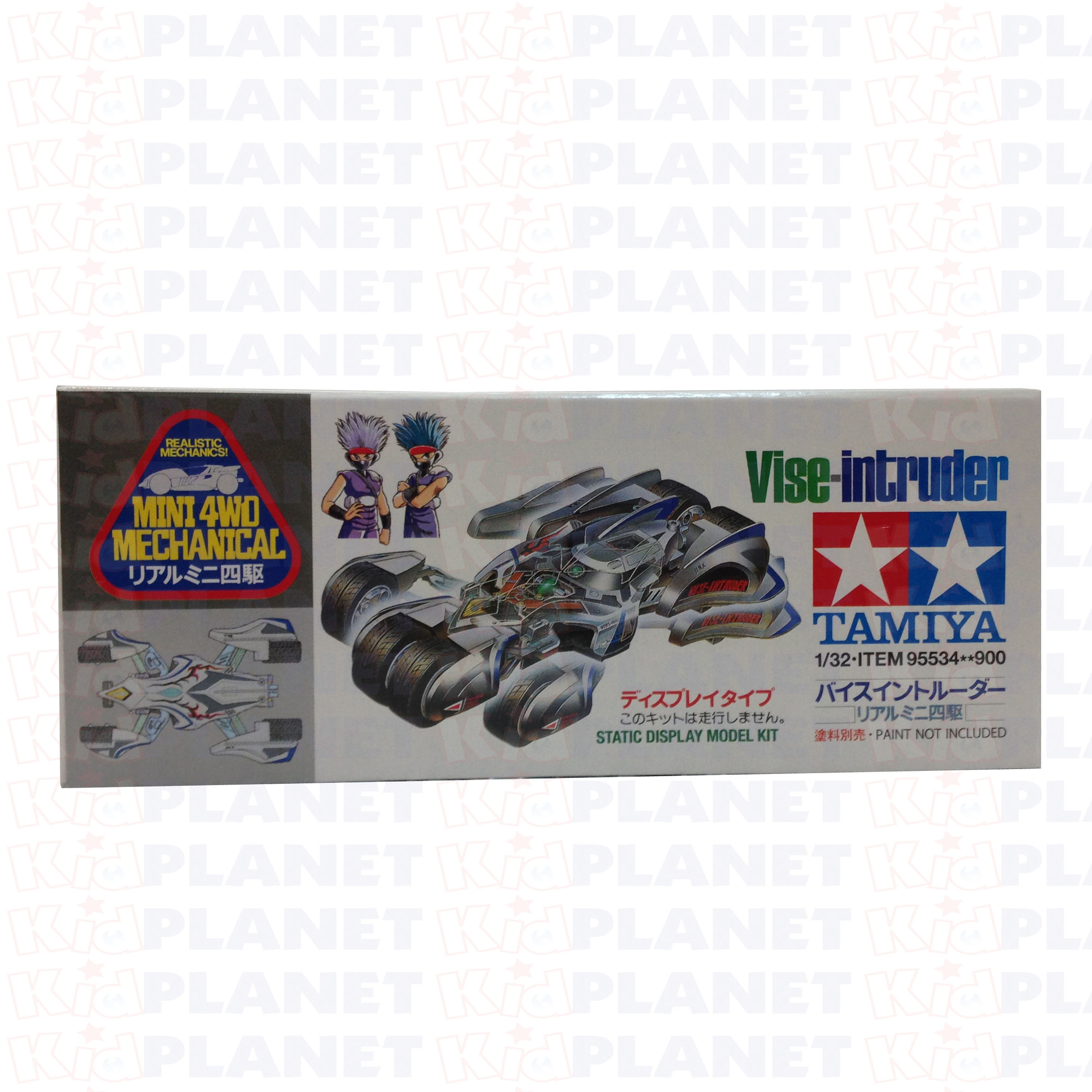 95534 TAMIYA Mini 4WD Vise-Intruder (Mechanical Mini 4WD)(ไม่สามารถวิ่ง ...