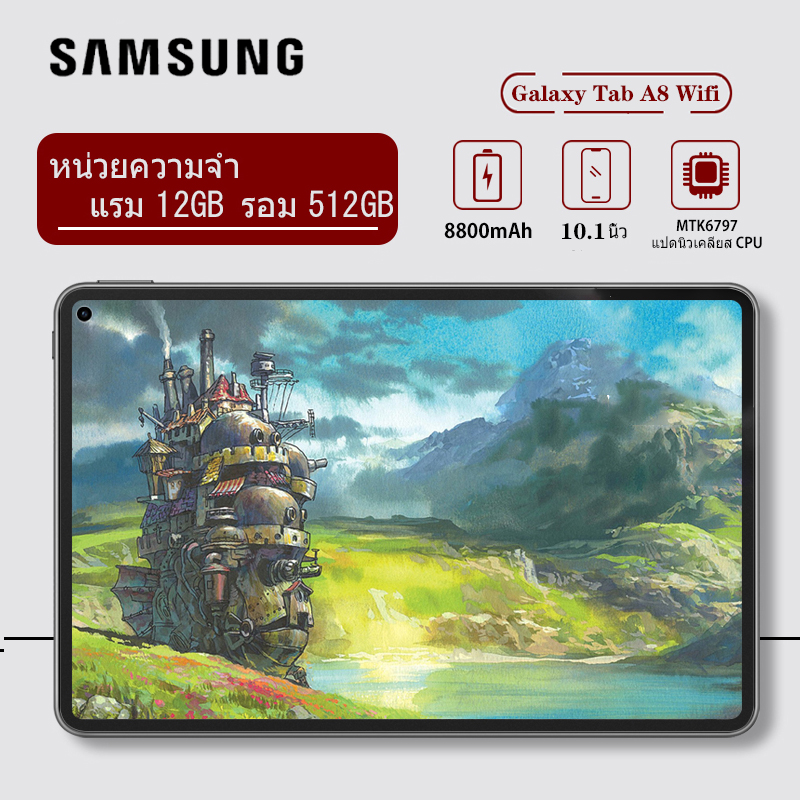 512G tablet แท็บเล็ตถูกๆ เรียนรู้คอมพิวเตอร์ที่จำเป็น จานบางเฉียบ ROM ...