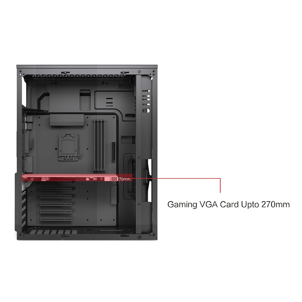 VENUZ ATX VC1616 ไม่มีพัดลม RGB Computer case with RGB ประกัน 1ปี - ONE ...