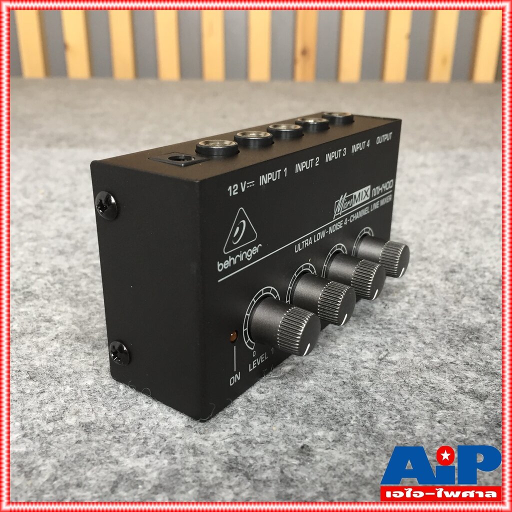 BEHRINGER MX-400 Micro Mixer มิกเซอร์ขนาดเล็กแบบ 4 ชาแนล MX 400 MX 400 ...