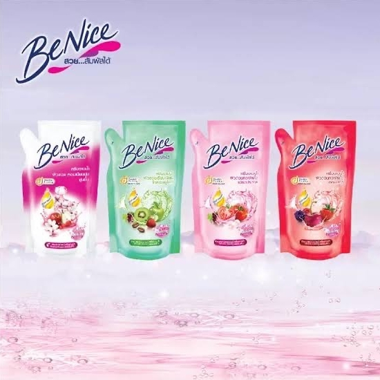 BeNice บีไนซ์ ครีมอาบน้ำกระชับผิวถุงเติม 400มล - น้องแพรออนไลน์[ขายทุก ...
