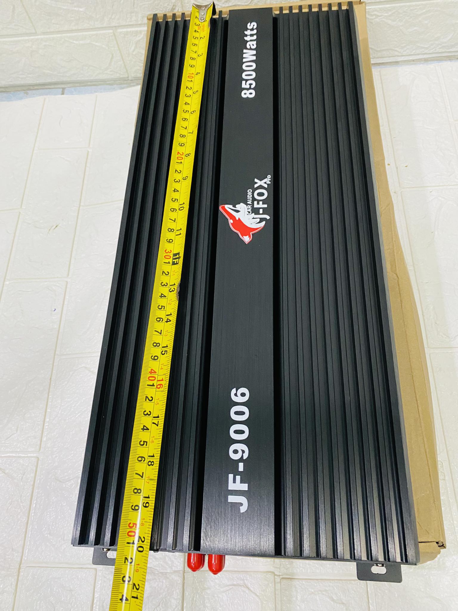 เพาเวอร์แอมป์ คลาสดี 2CH. 8500วัตต์เต็มJ-FOX รุ่น JF-9006 เบสหนักแน่น ขับลำโพงซับ 10นิ้ว 12นิ้ว ...