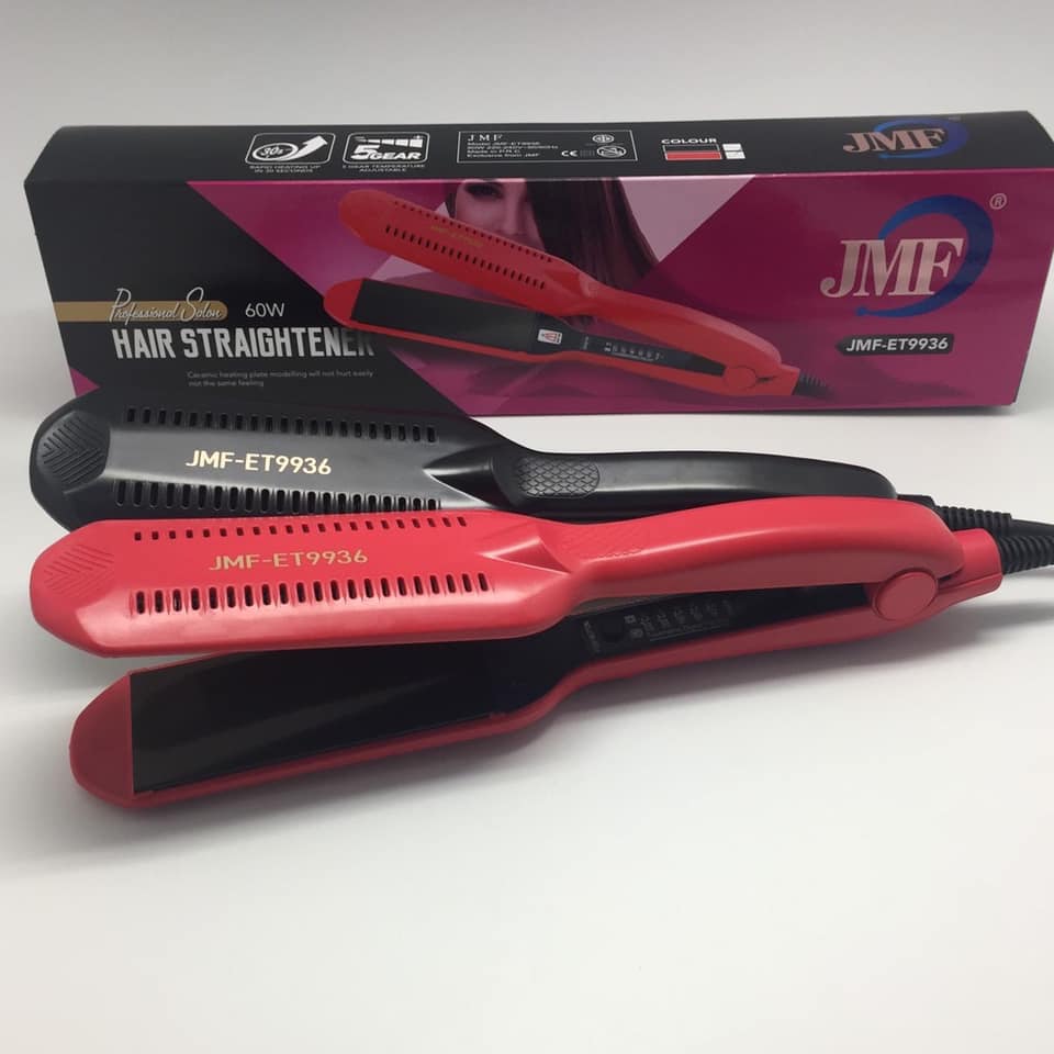 เครื่องหนีบผมตรง รุ่น JMF-9936 หน้ากว้างเป็นพิเศษ ทำให้หนีบผมตรงได้เร็วขึ้น - Family salon shop ...