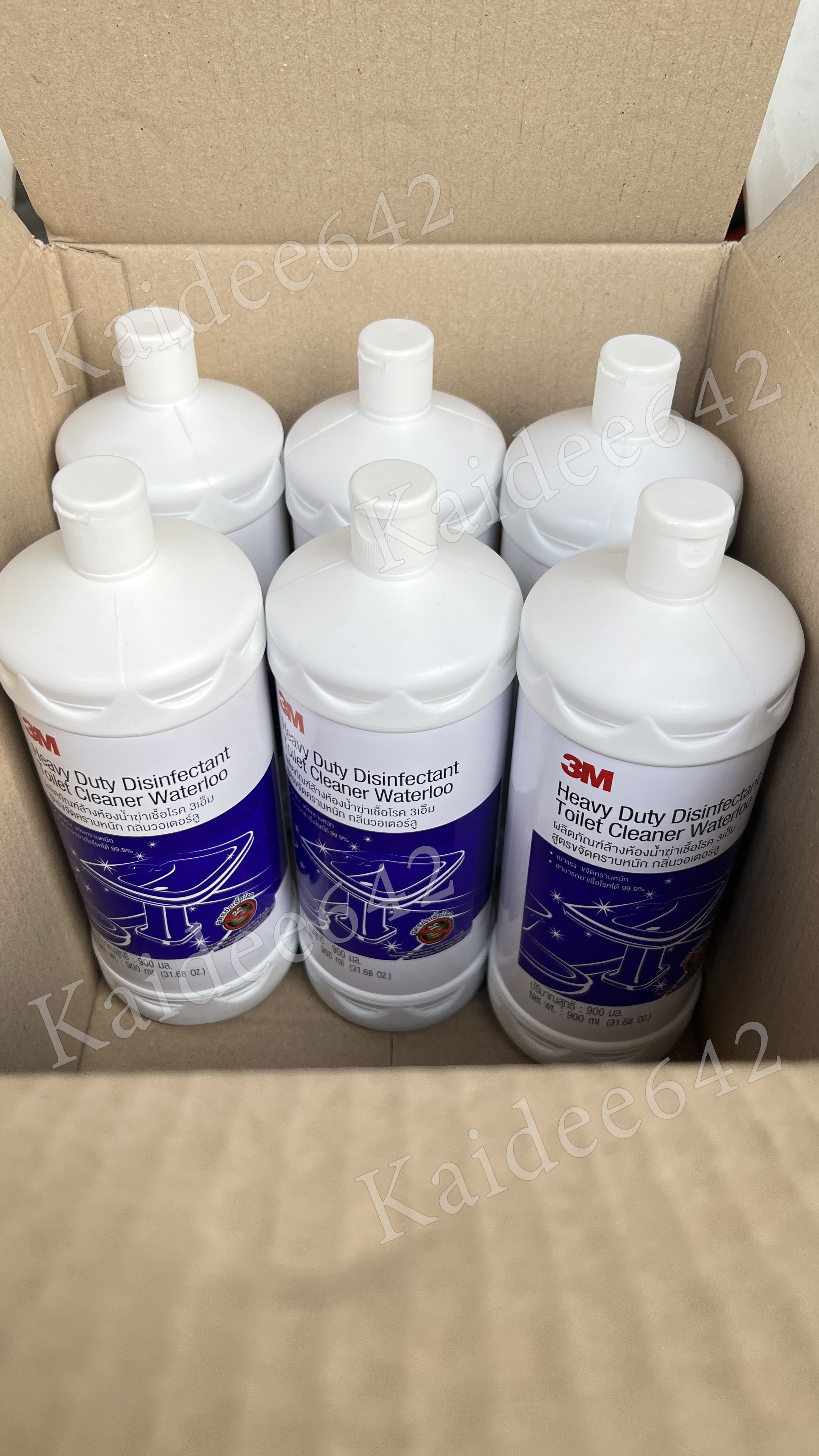 3M Disinfectant Toilet Cleaner Waterloo 900 ML. น้ำยาล้างห้องน้ำสูตรฆ่า ...