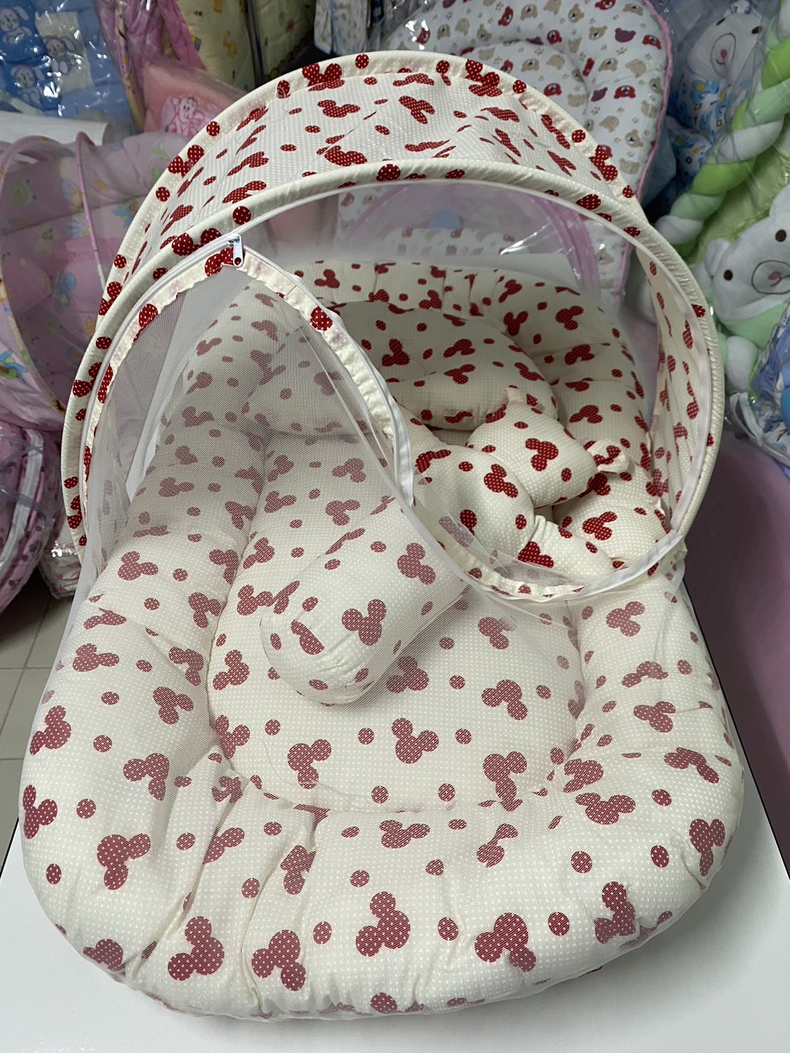 Baby bed mosquito net cover baby bed mosquito net Mickey Mouse ...