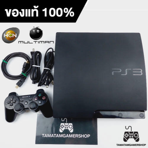 เครื่องps3 slimของแท้ 160GB/500GB เกมps3มือสอง มีเกมในเครื่อง PS3แปลงแล้ว pes2022 ps3 game ...