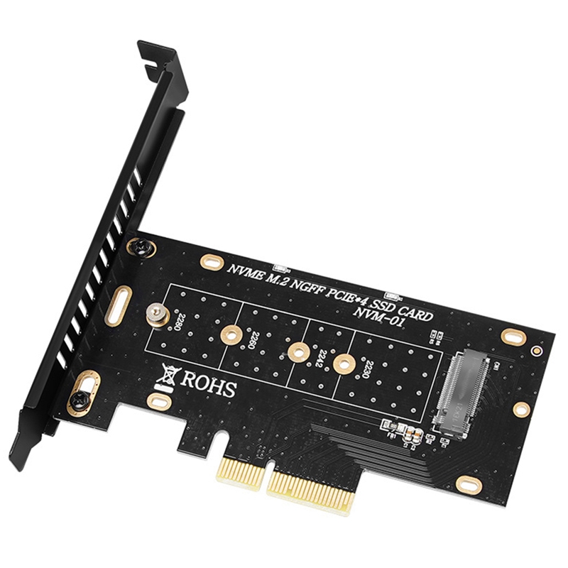 【In stock】4 Port M.2 NVMe SSD to PCIE X16M Key Hard Drive Converter ...