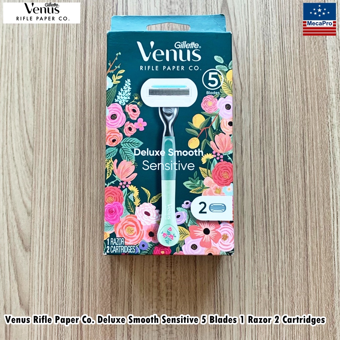 Gillette® Venus Rifle Paper Co. Deluxe Smooth Sensitive 5 Blades 1 ...