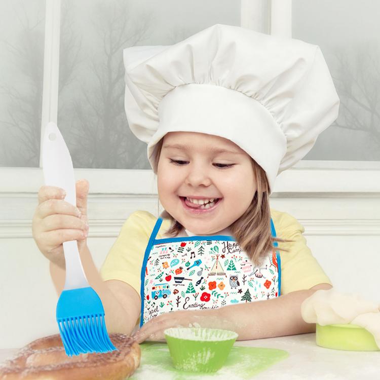 Kids Baking Set Chef Dress Up Kitchen Role Play Toys With Chef Aprons ...