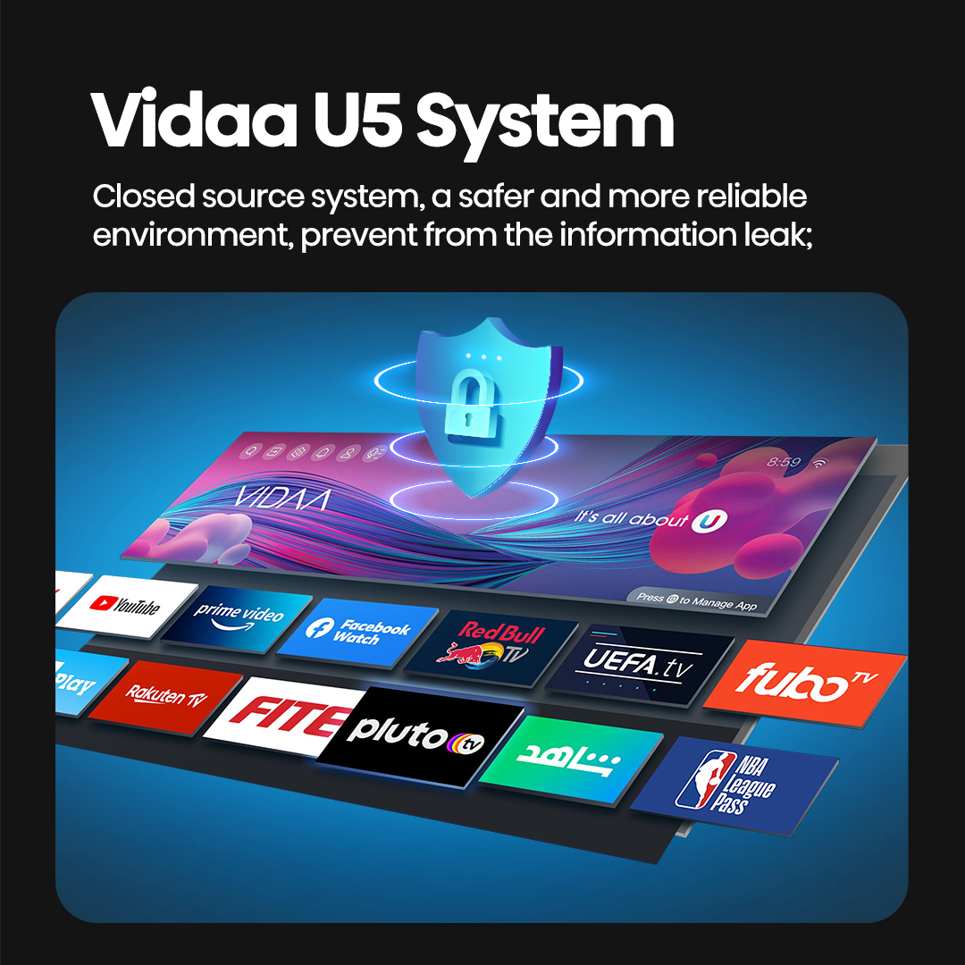 พร้อมส่ง 27 ก.พ. Hisense TV ทีวี 55 นิ้ว 4K ULED(QLED) VIDAA U5 Smart ...