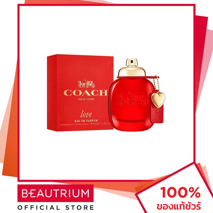 COACH Love EDP น้ำหอม 50ml BEAUTRIUM บิวเทรี่ยม โคช | Lazada.co.th