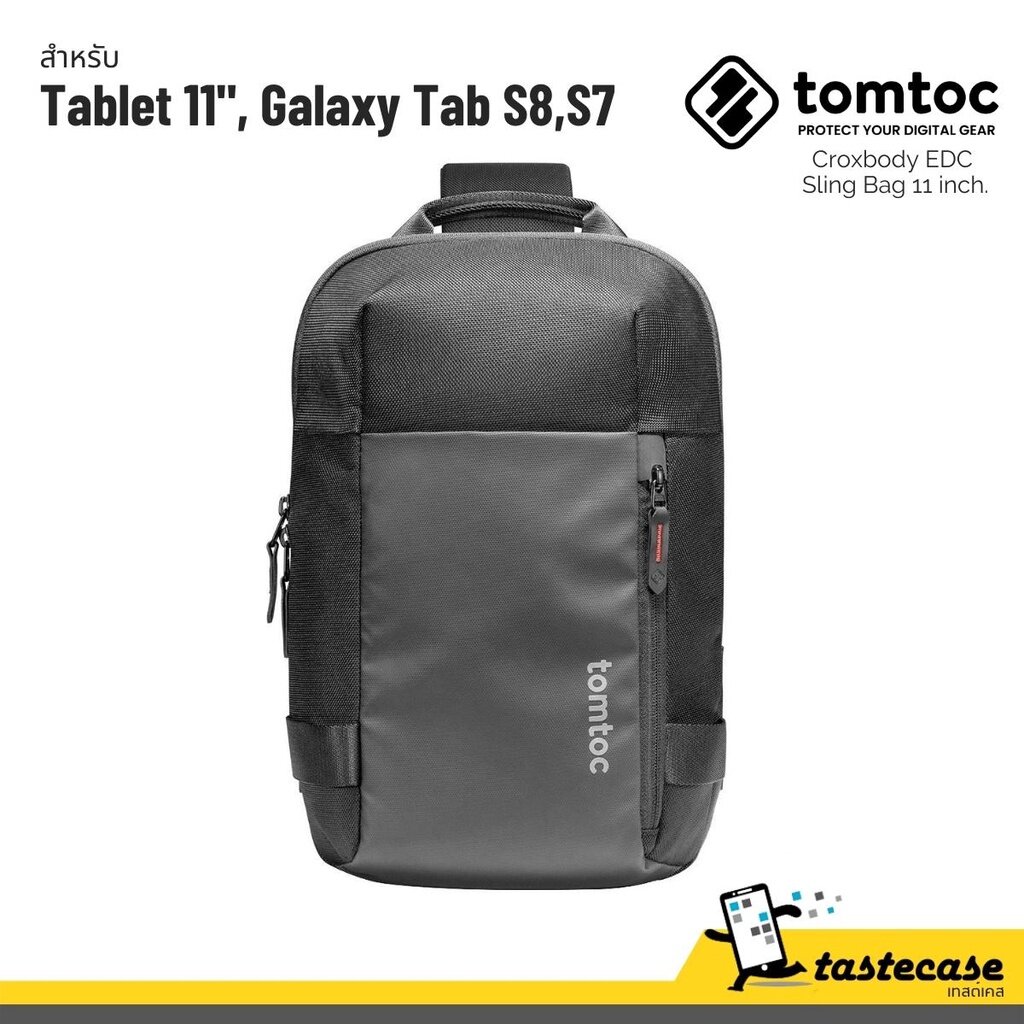 Tomtoc A54 Croxbody EDC Sling Bag 11 inch กระเป๋าสำหรับ Tablet ขนาด 7.9"- 11" | Lazada.co.th