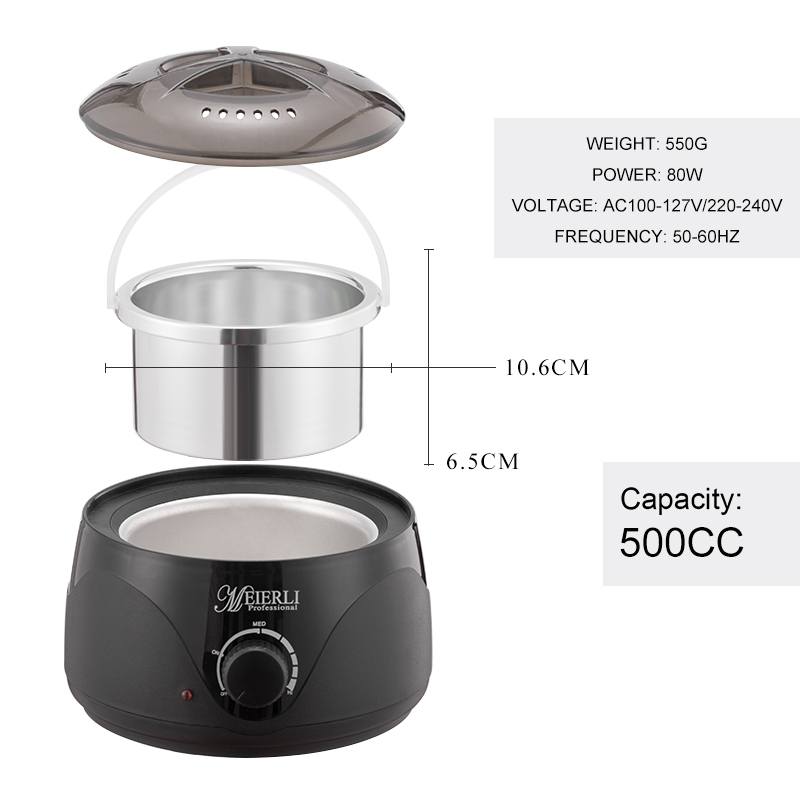 MEIERLI Wax Warmer Heater Machine Hair Removal Pot Depilatory Wax For ...