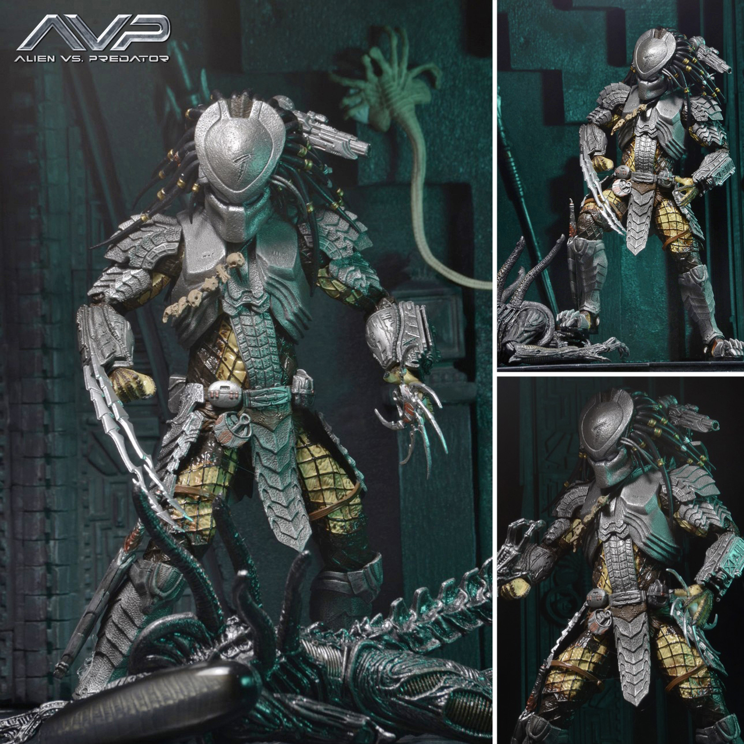 Model โมเดล Figma ฟิกม่า Figure Action จากหนังดัง Alien VS Predator เอ ...