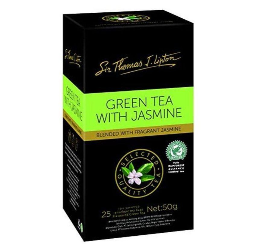 Sir Thomas J.Lipton Green Tea With Jasmine เซอร์ โทมัส เจ ลิปตัน ชา ...