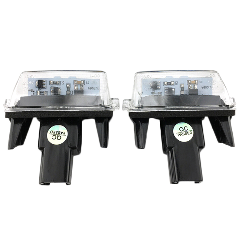 CHANGDA 2 PCS White LED License Plate Lights For Toyota Camry Yaris ...