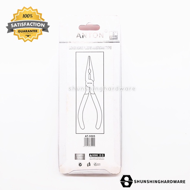 ANTON คีมปากแหลม 5นิ้ว CR-V GERMANY - ANTON TOOLS - ThaiPick