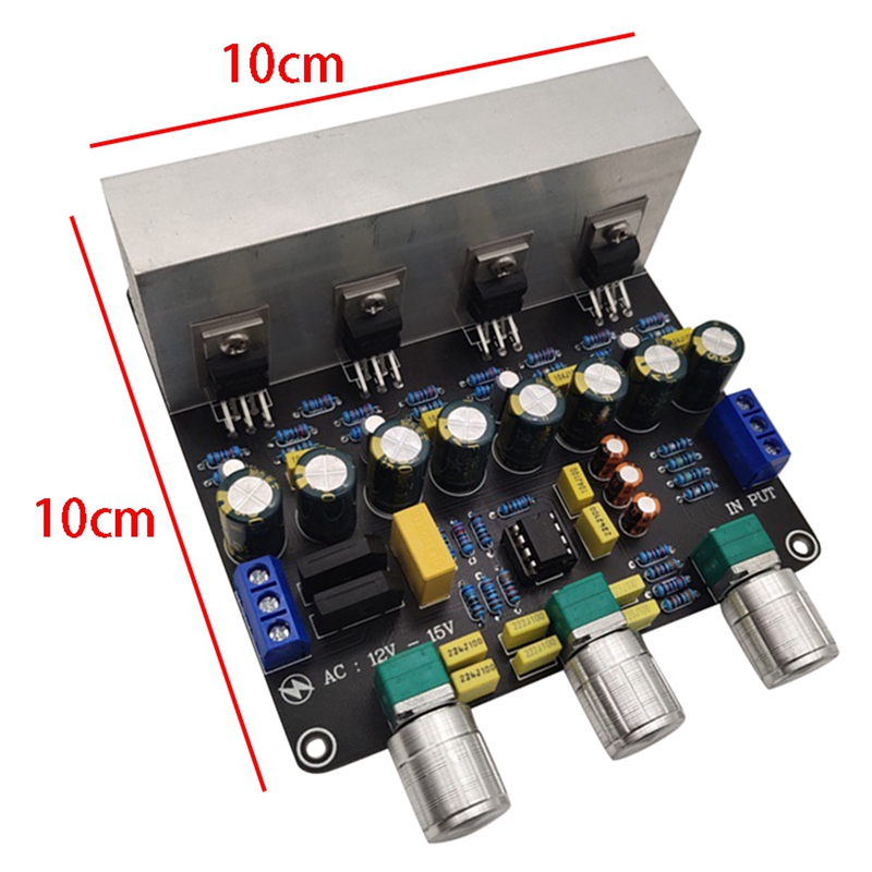 LM1875 Power Amplifier Board 2.1 Channel Power Amplifier Board Btl Super Bass Structure ...