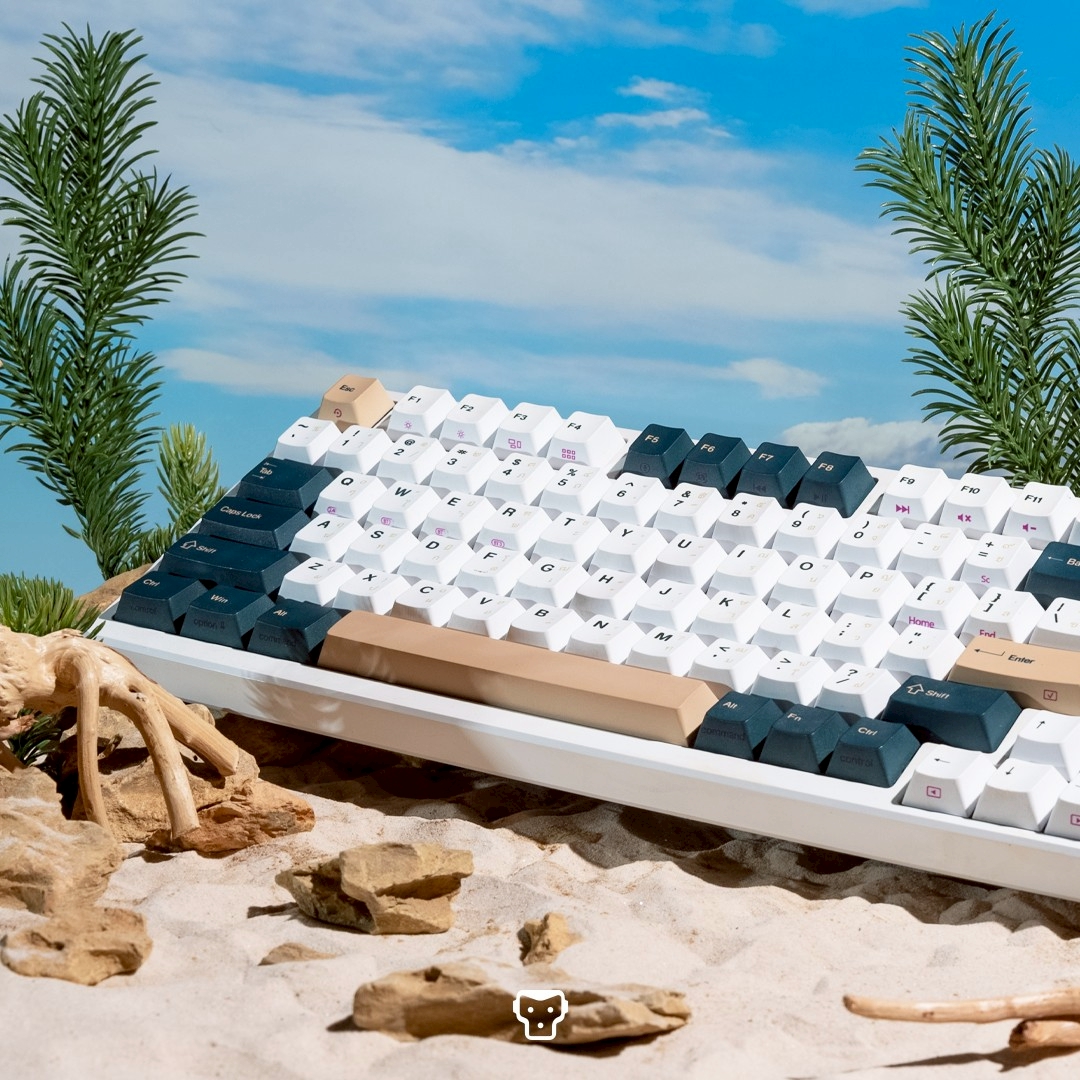 คีย์บอร์ดเกมมิ่ง SARU COLOR TFT KX-81 จอ LED พร้อม TTC RED Switch คีย์แคป Cherry Profile สินค้า ...