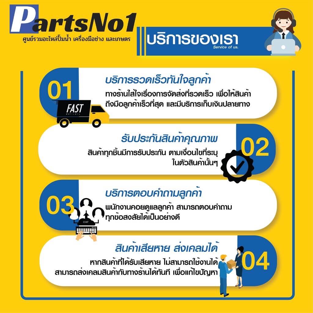 ใบพัดทองเหลือง มิตซู WPEP 305-355-405 R อะไหล่แท้ สินค้าสามารถออก ...