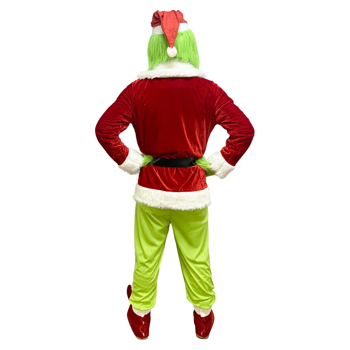 [COD] Grinch full set of costumes Strange steal cos costume green ...